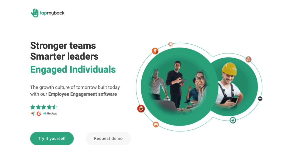 Tap My Back App - Employee Recognition | On Microsoft Teams & Slack